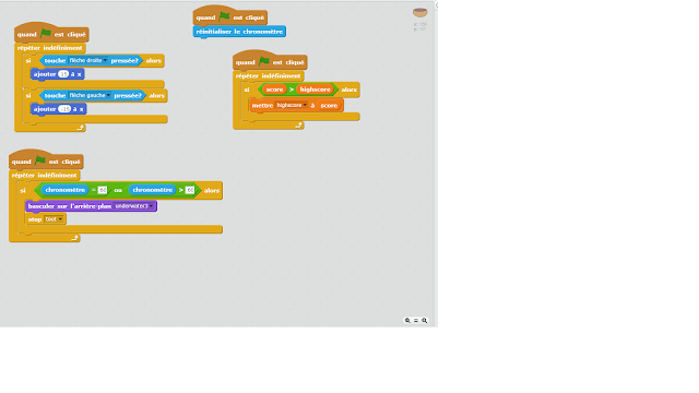 Jeu d'arcades Scratch
