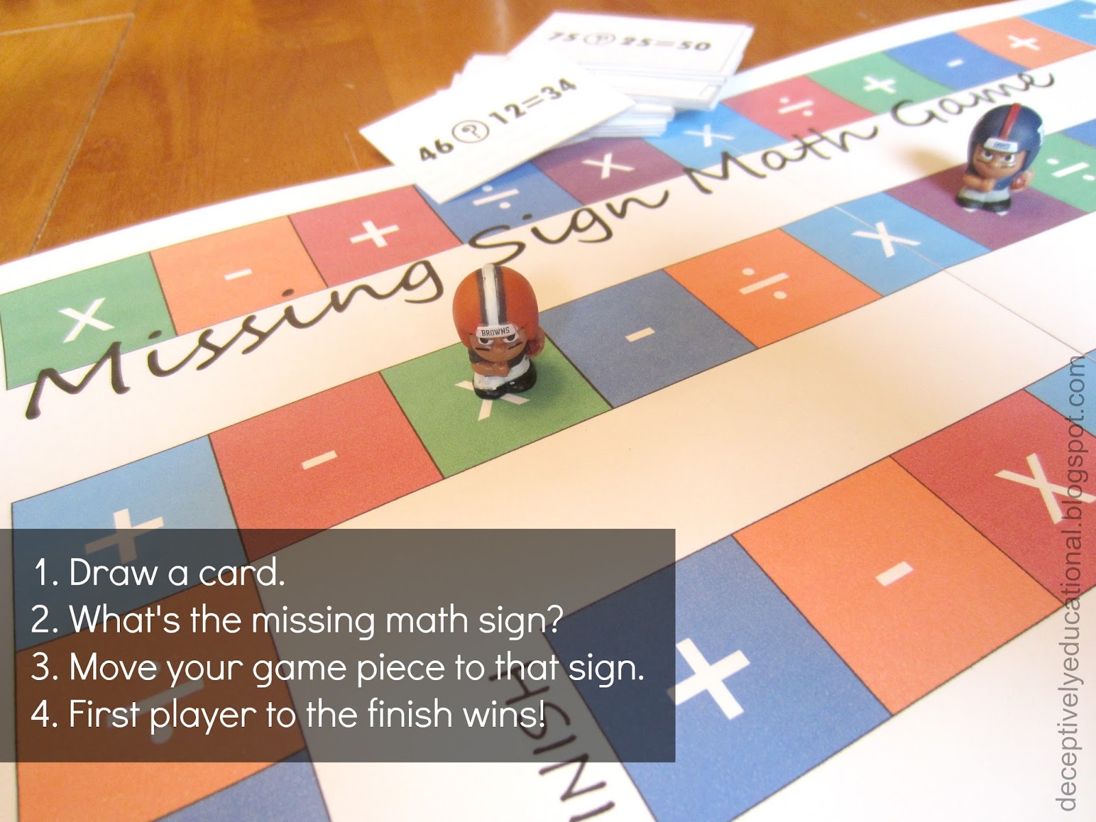 Relentlessly Fun, Deceptively Educational: Missing Sign Math Game