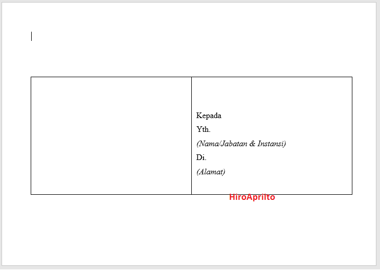 Tutorial Lengkap Dengan Gambar Cara Membuat Alamat di Amplop pada ...