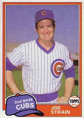 80's Cubs Cards: 1981 Topps Chicago Cubs Checklist