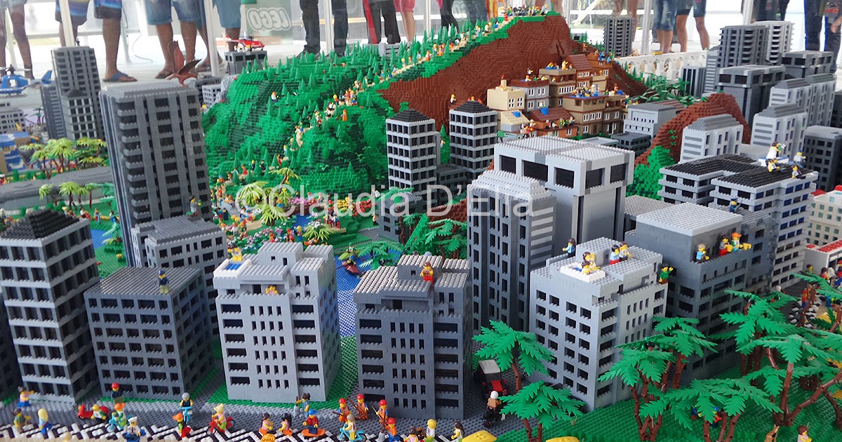 Andando por aí: Maquete de Lego do Rio de Janeiro