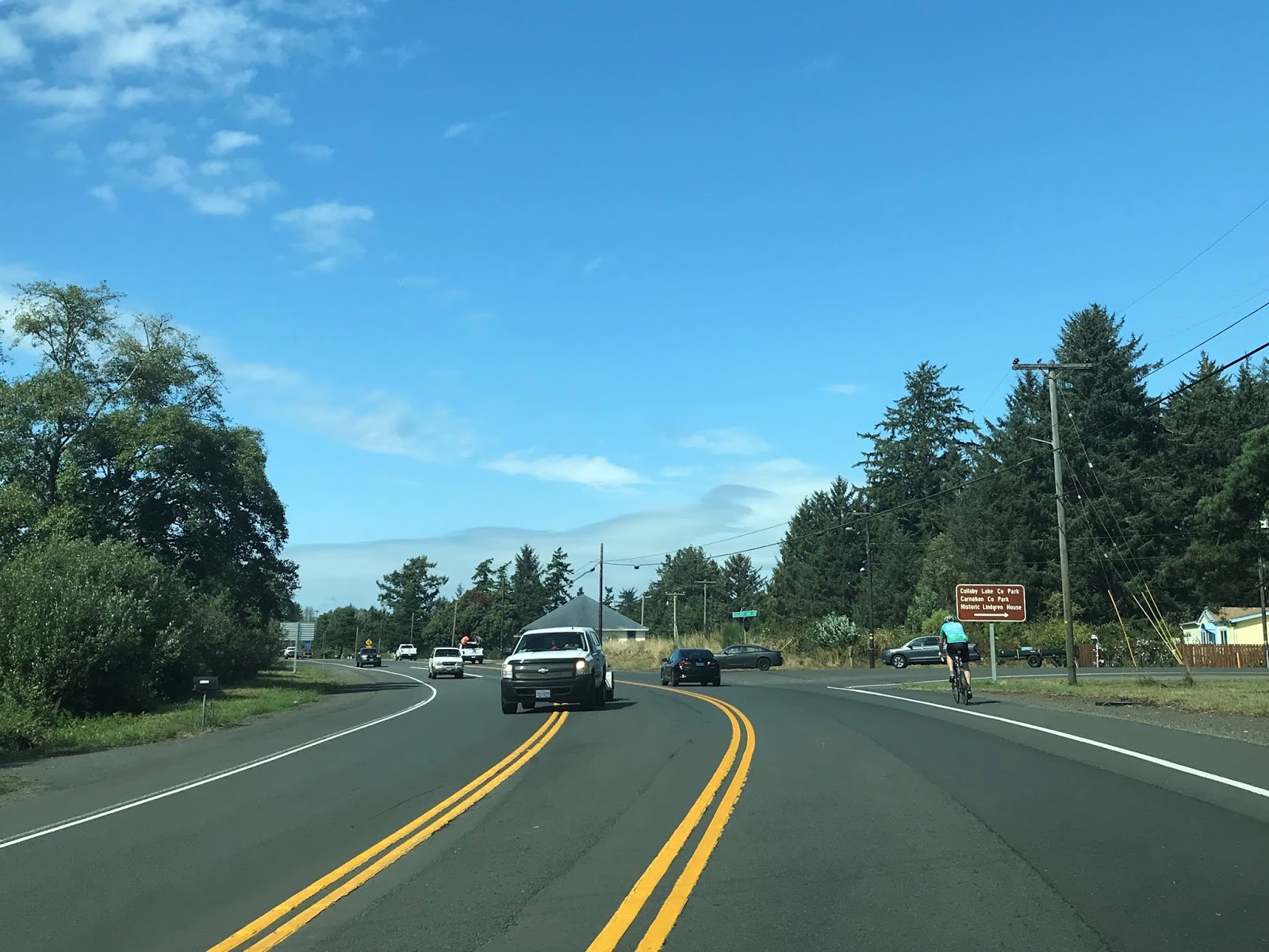 US Route 101 from Cannon Beach, Oregon over the Columbia River via the ...
