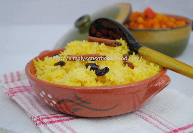 Geelrys - Savoury South African yellow rice | simply.food