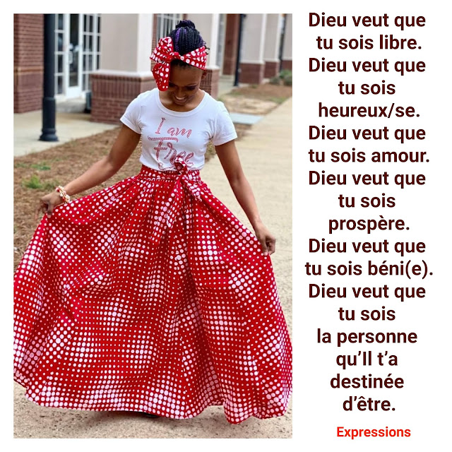 Expressions : Dieu veut que tu sois libre Expressions : Dieu veut que tu sois libre