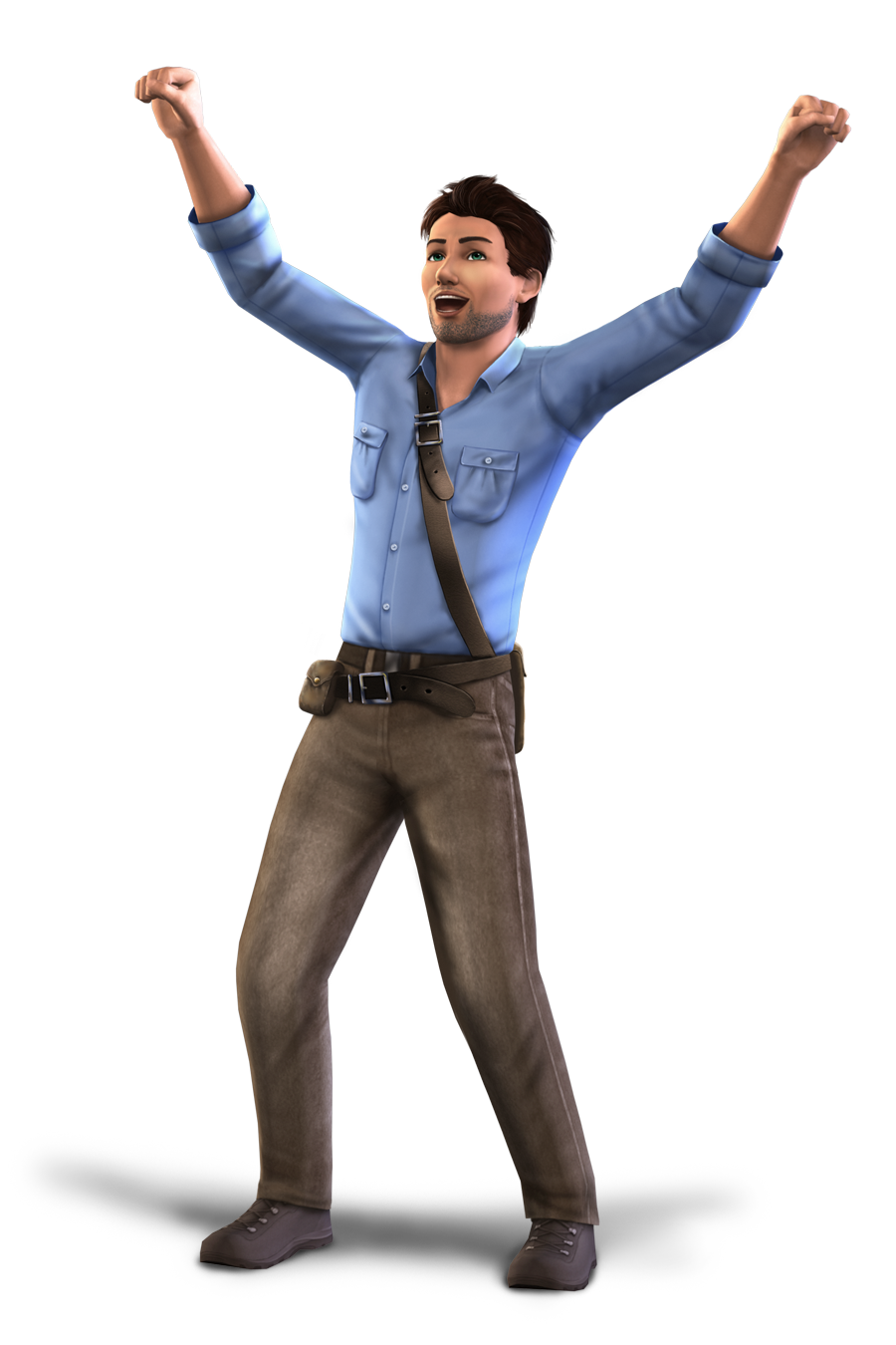 Photorenders: the sims - man - png
