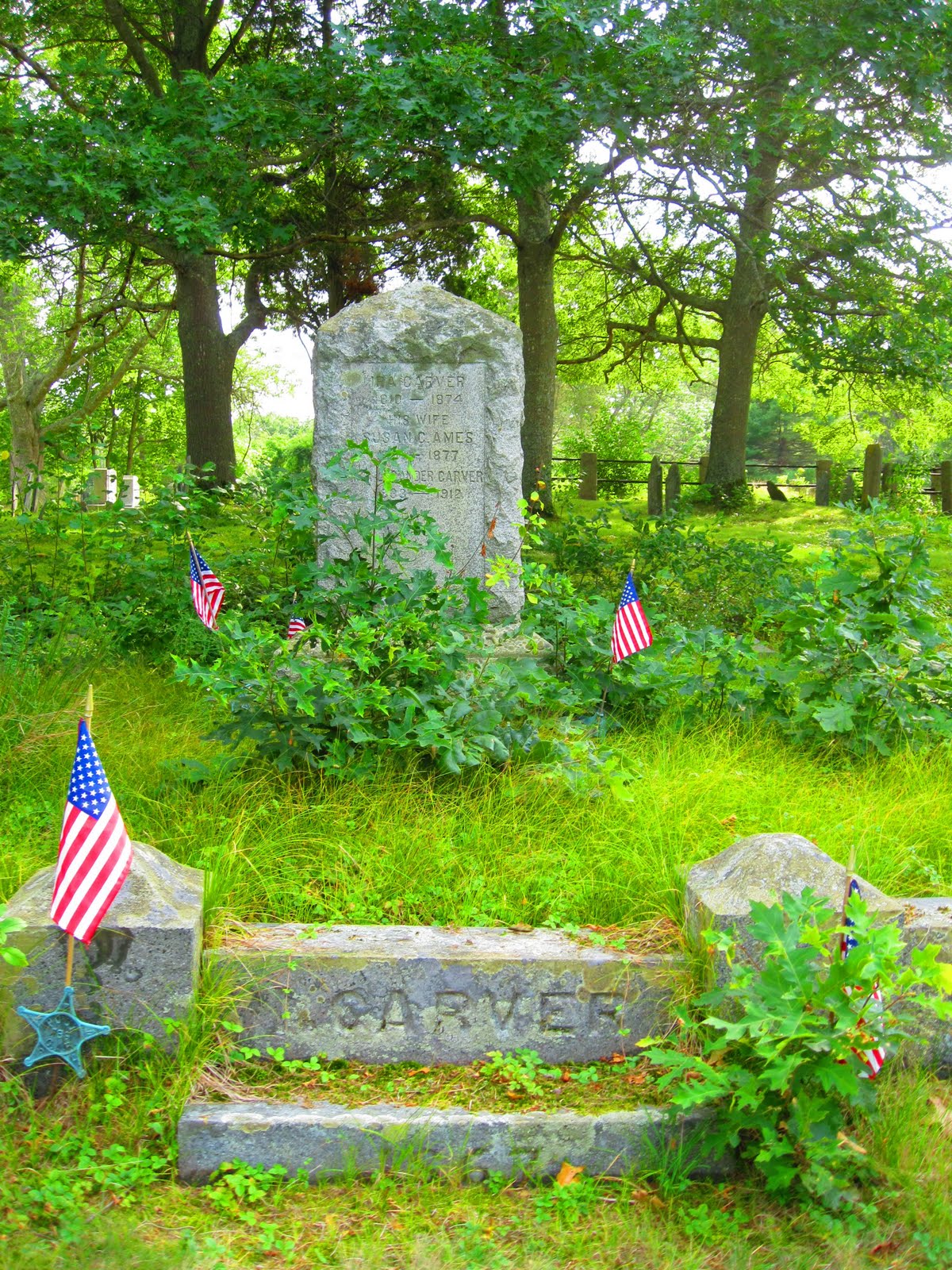 THE OLD COLONY GRAVEYARD RABBIT: MARSHFIELD HILLS CEMETERY, MARSHFIELD MA.