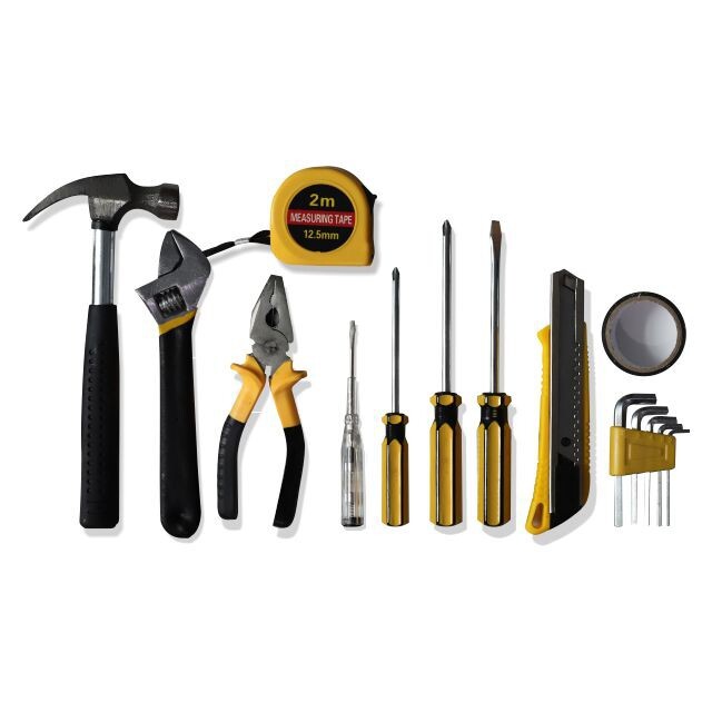 Alat Tukang Perkakas Repairing Tool Set 16 in 1 Servis Maintenance ...