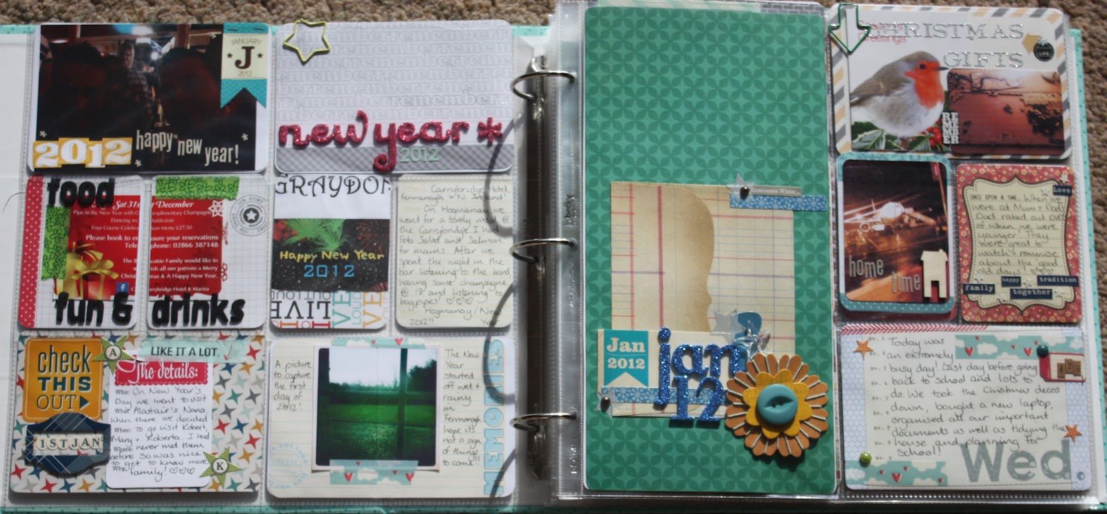 La Vie est Belle: *Project Life - some January pages*