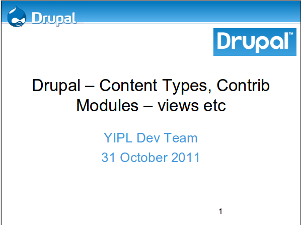Drupal 7 Must Have Modules Content Type Config And Views Intro Slides