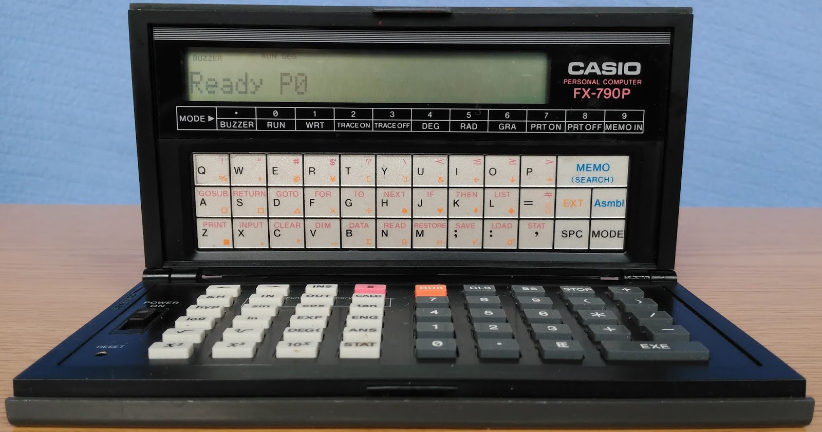 Retro Ordenadores Orty: Casio FX-790P Personal Computer (pocket) (1986).