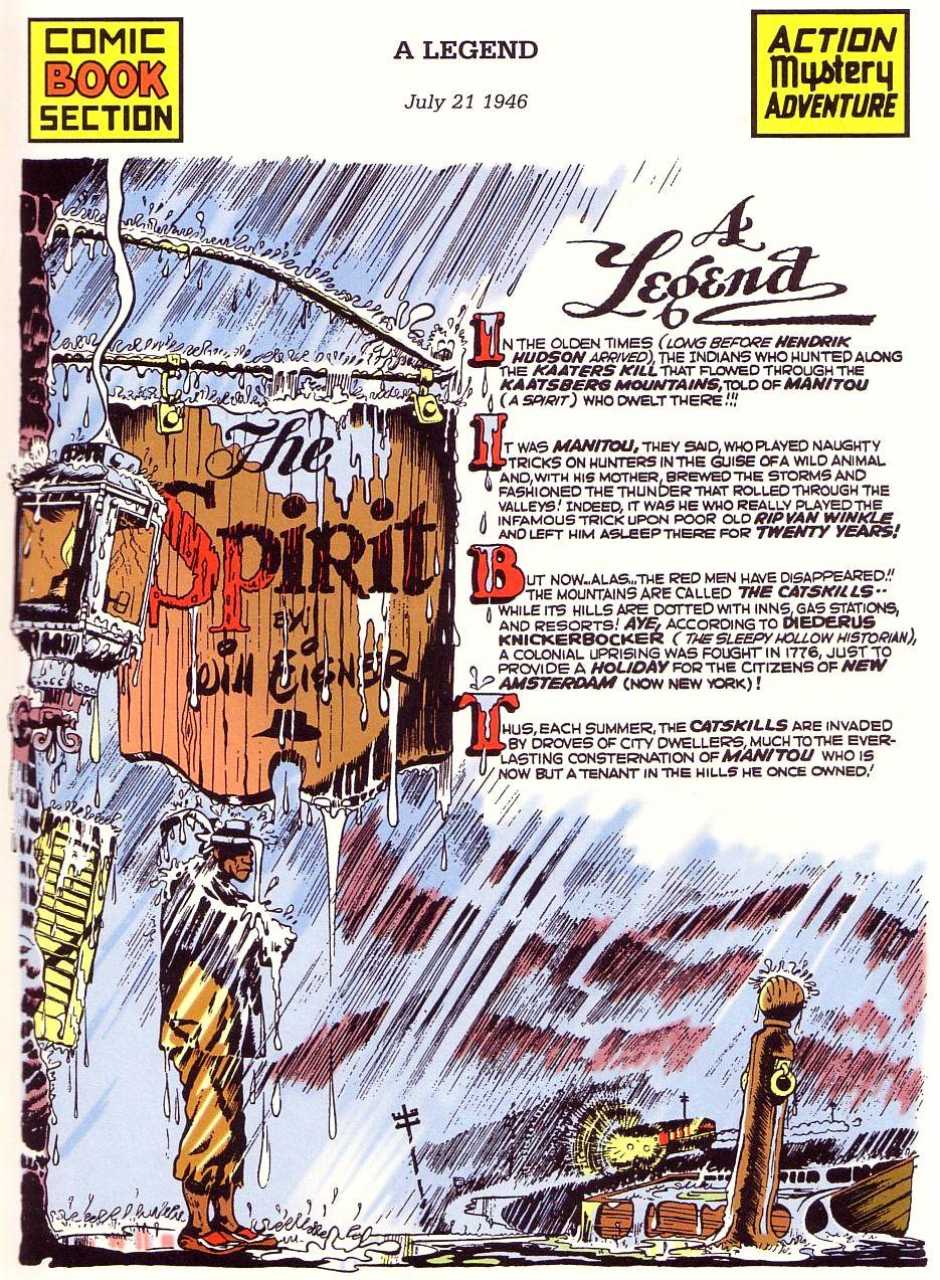 TALES FROM THE KRYPTONIAN: Making a splash : Will Eisner´s THE SPIRIT