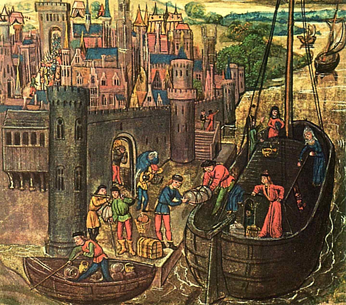 A cidade medieval: Deslumbrante crescimento não planificado do comércio ...