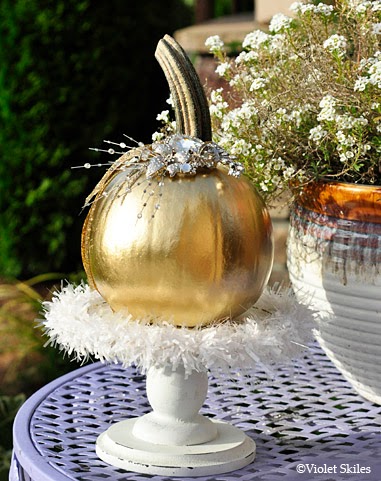 Create Beauty: Glam Pumpkins