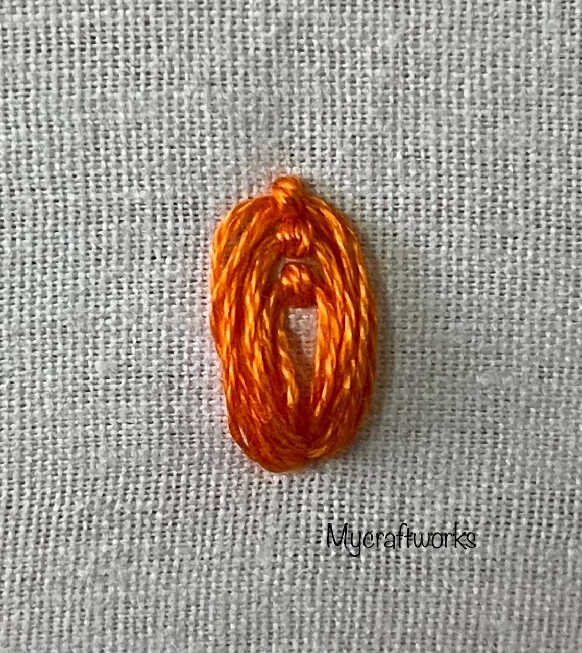 MY CRAFT WORKS: Embroidery Stitch Tutorial - Berry Stitch