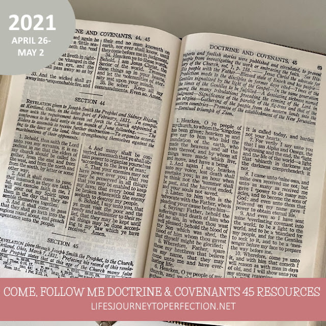 Life's Journey To Perfection: Come, Follow Me 2021 Doctrine and ...