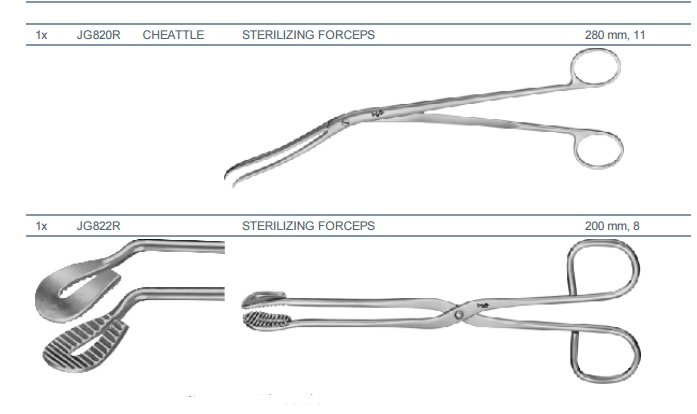Surgical Tech: AESCULAP - STERILIZING FORCEPS