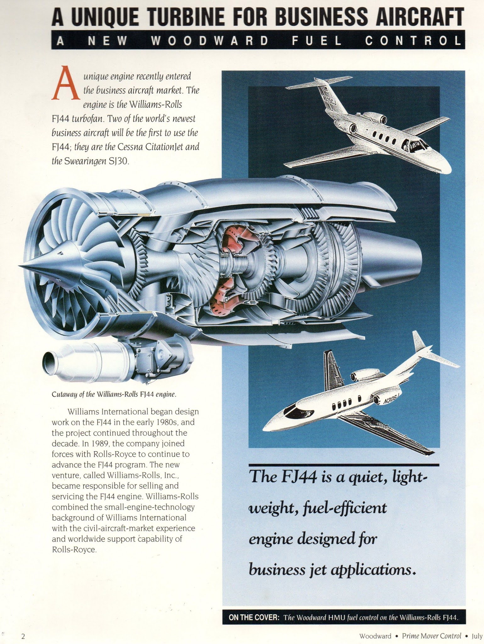 SI VIS PACEM, PARA BELLUM: A proposito del Williams International FJ44 ...