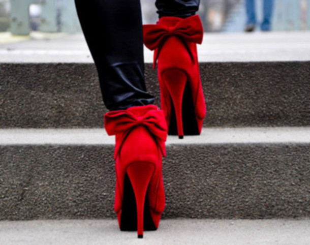 High Heels Platform Red | Fashionate Trends