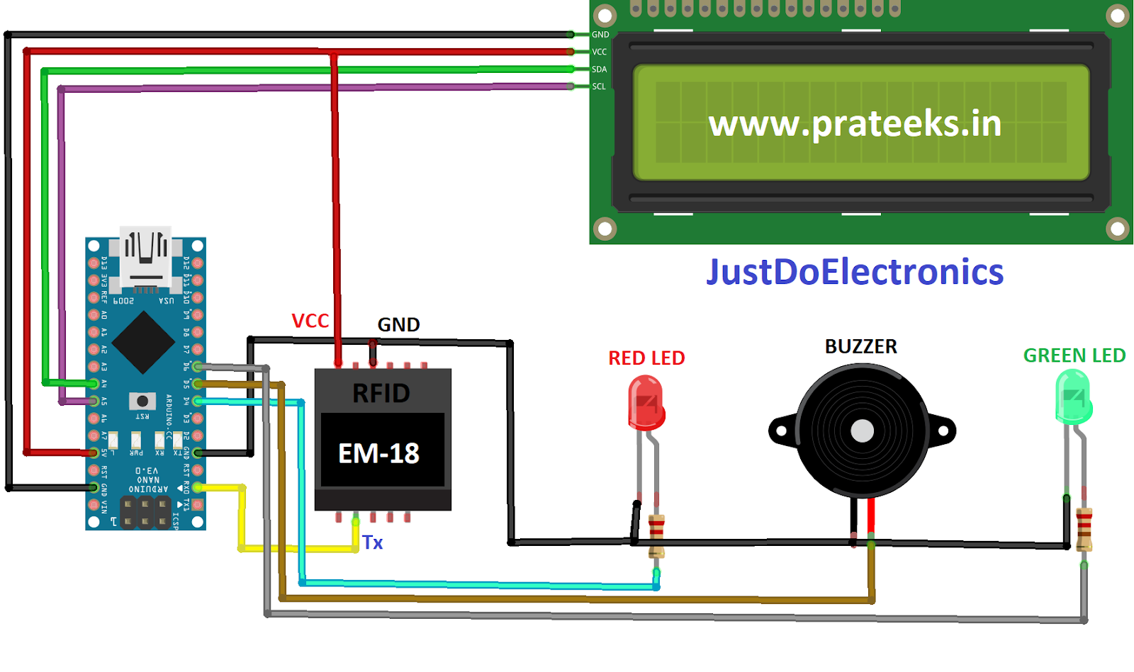 Smart Trolley Using RFID And Arduino Nano