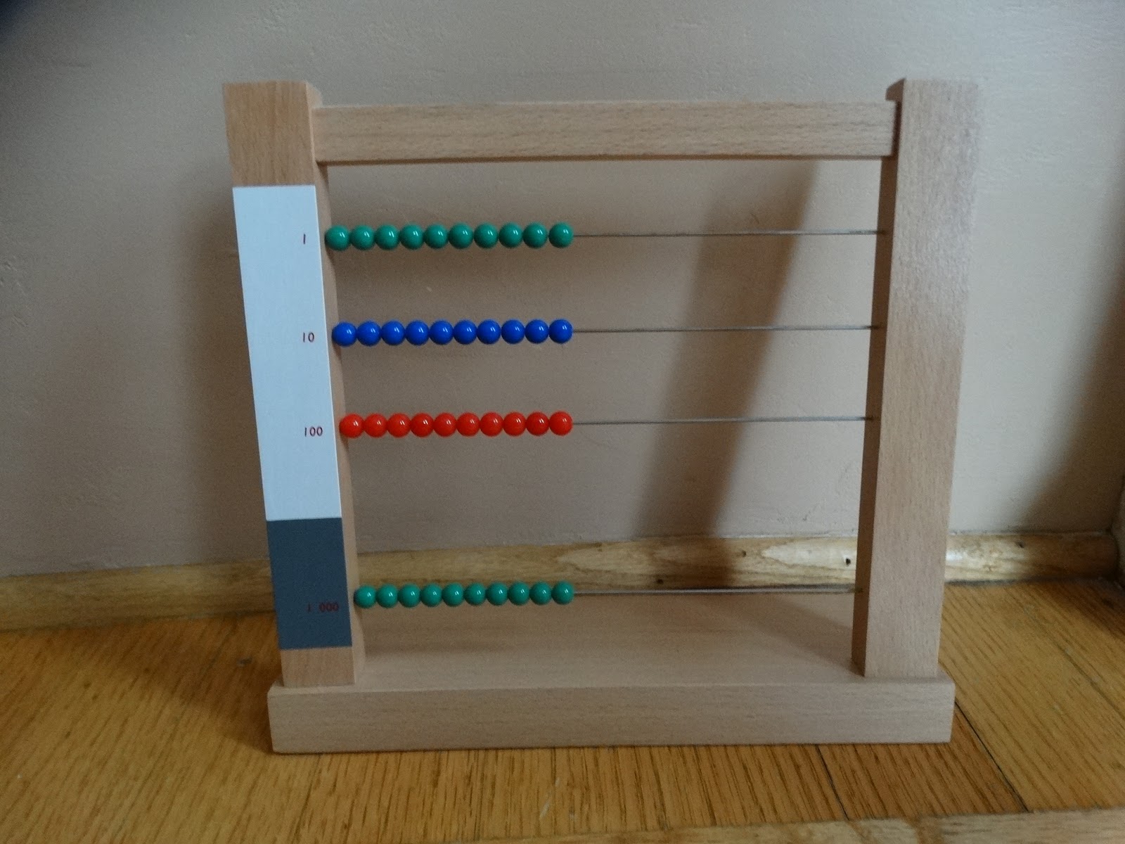 The Joys of Montessori Homeschooling: Small Bead Frame