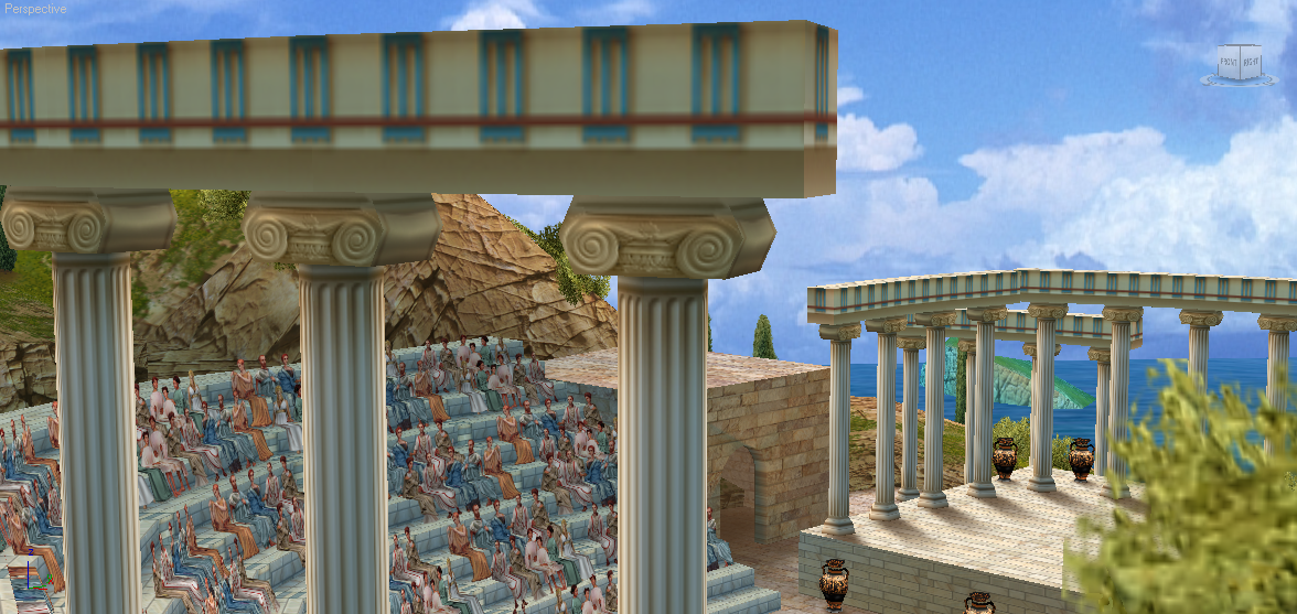 soarecucolti: 3D Greek stage