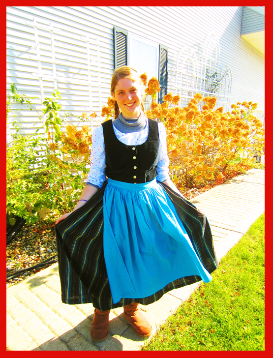 Burda Dirndl 8448 pattern review by annie11