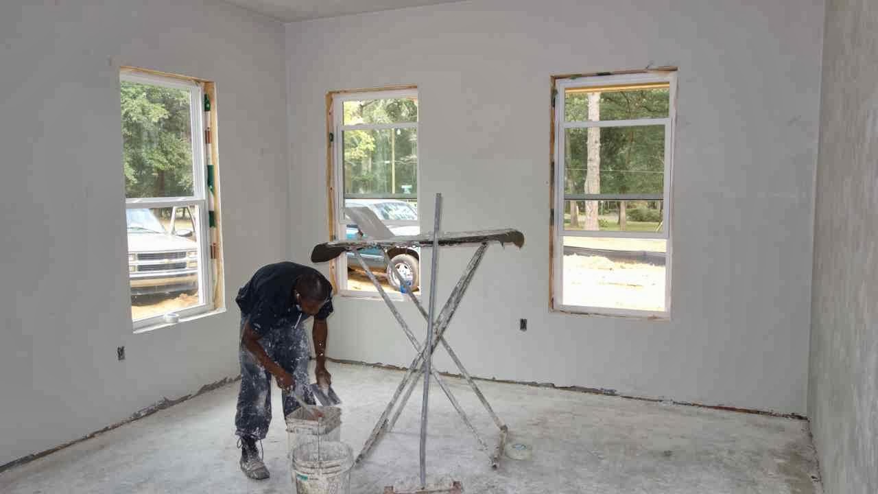 Seminole View by Gary Shiver Construction: House Day 58 - Blueboard and ...