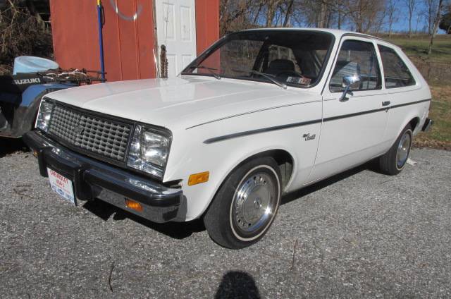 White Chevy Chevette