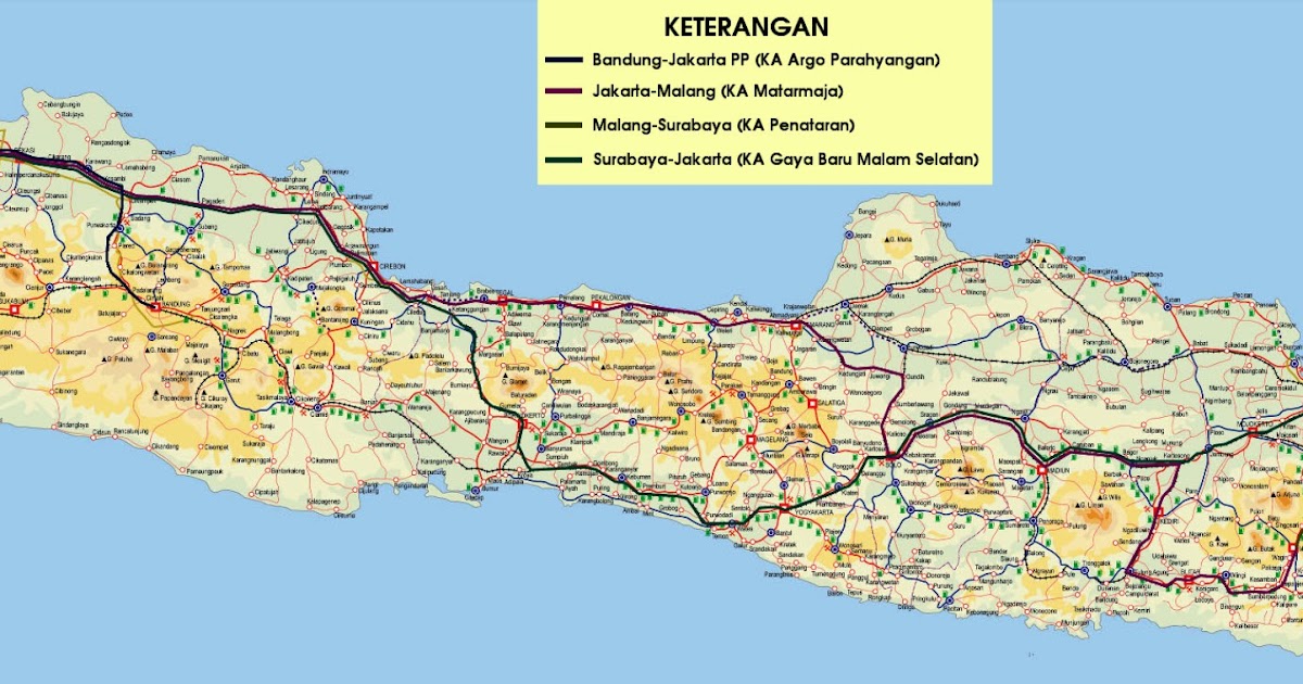 Peta Jalur Selatan Jawa Jalur Pansela Selatan Mudik Lebaran Infografik Larangan Truk Jawa Kompas ...