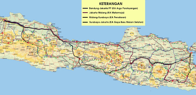 Peta Jalur Kereta Api Pulau Jawa - SITUS ILMUKU Peta Jalur Kereta Api Pulau Jawa - SITUS ILMUKU