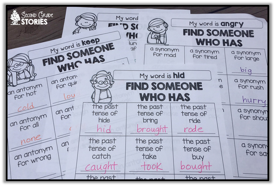 Literacy Linky - Vivacious Vocabulary - Second Grade Stories