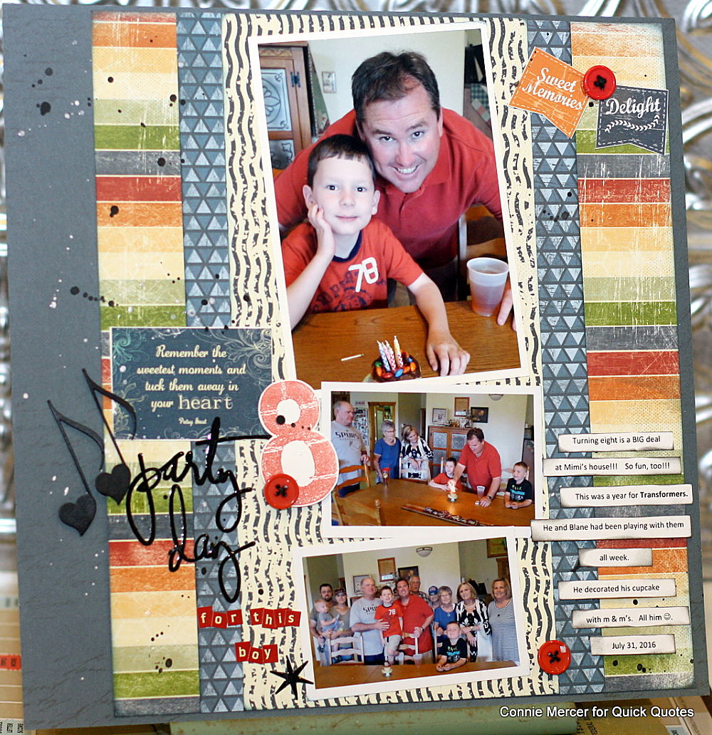 crafty goodies: Scrapbooking with Quick Quotes!
