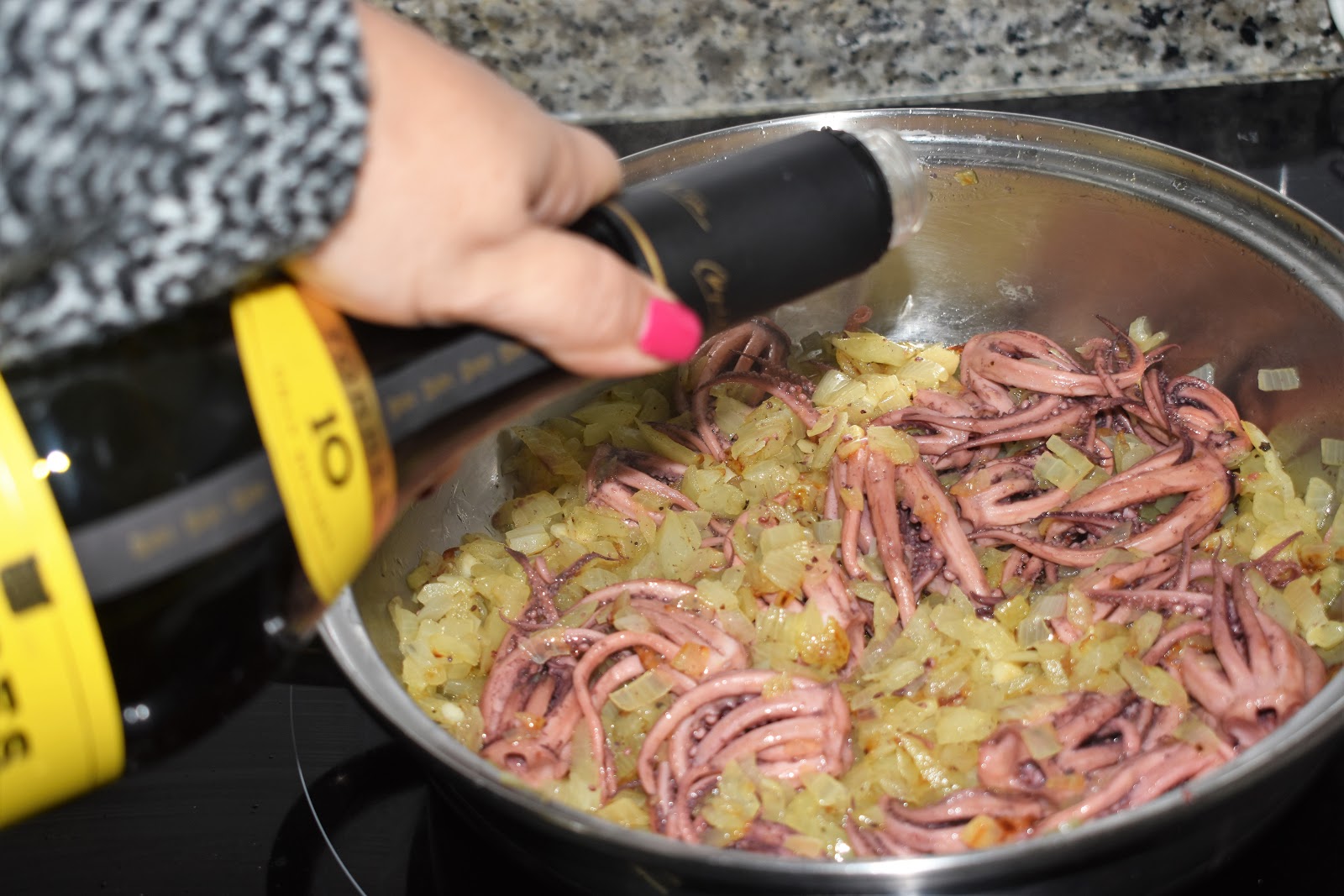 Mi Diversión en la cocina: Rejos encebollados con arroz salvaje