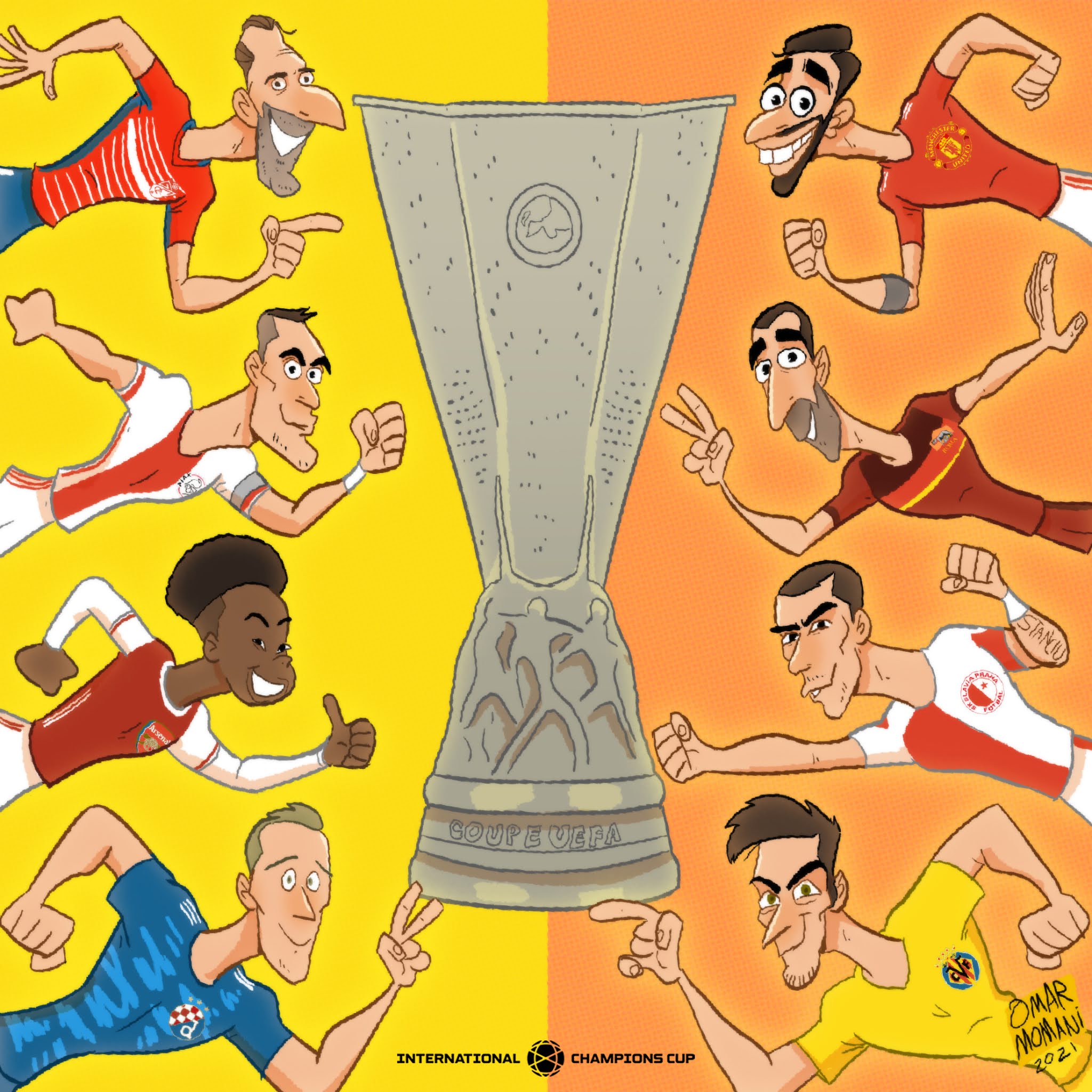 Omar Momani cartoons: Bukayo Saka