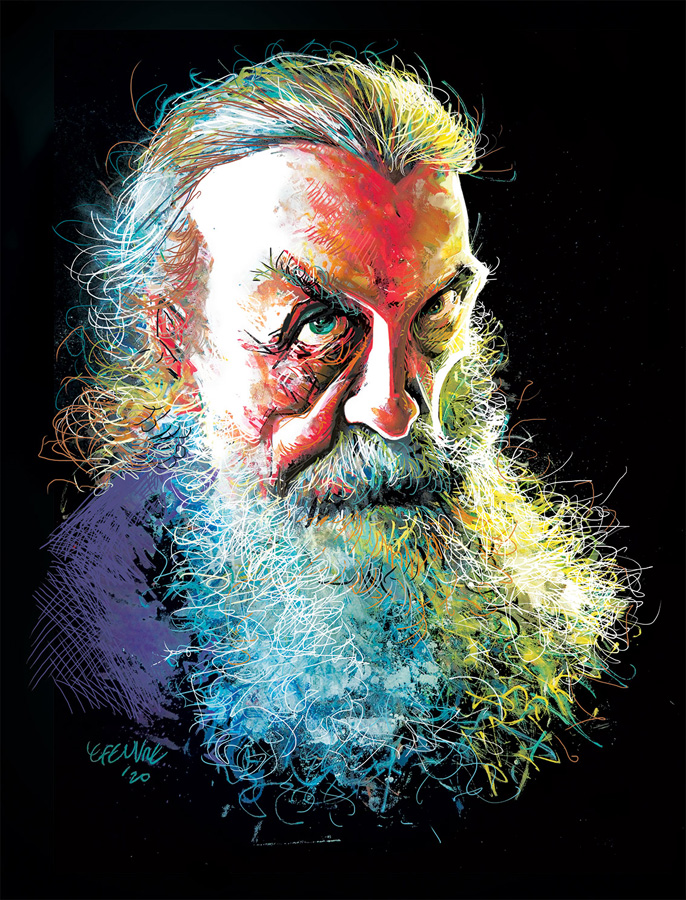 * ALAN MOORE WORLD *: Alan Moore by Laurent Lefeuvre
