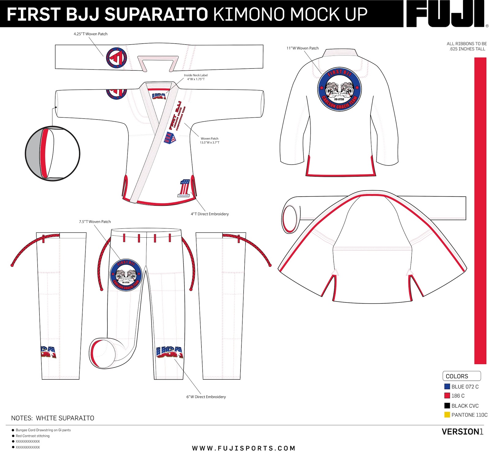 FIRST BRAZILIAN JIU-JITSU CENTER: NEW FIRST BJJ GIS LIMITED EDITION ...