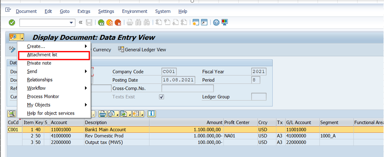 SAP ABAP Central: Read data from attachment List