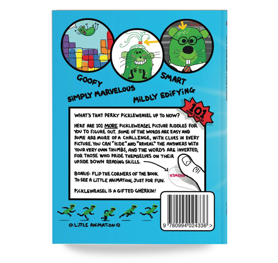 The Animated Woman: PickleWeasel Picture Riddles - by JC Little