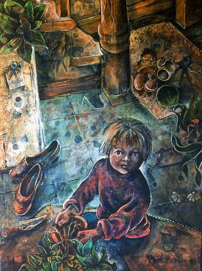 Artist John Burden (British artist) - ArtLiveAndBeauty - Masterpieces ...