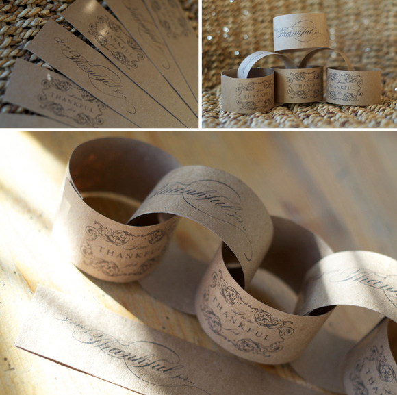 The 'Thank You' Project: Thanks Giving Paper Chain