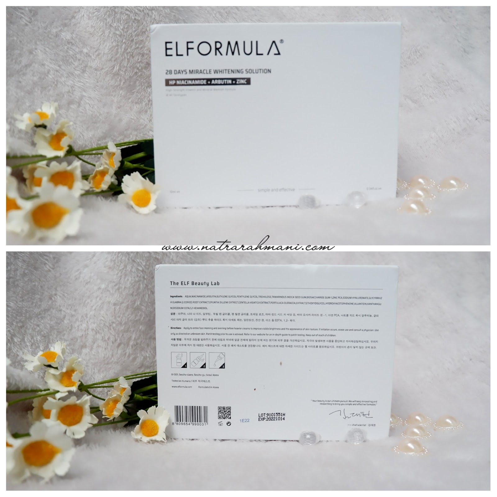 REVIEW ELFORMULA WHITENING SERUM - EFEKTIF MENCERAHKAN WAJAH / Natrarahmani