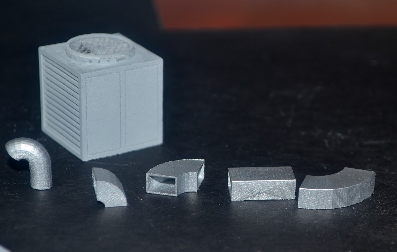 Nirvana Valley Model Railroad: Roof Details, 3d printed, Shapeways