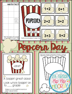 1st Grade Hip Hip Hooray!: Popcorn Day!
