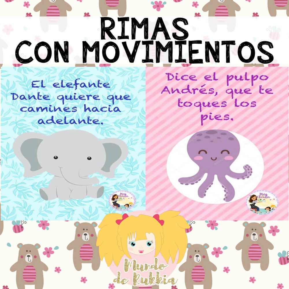 Rimas Infantiles con Movimientos | Mundo de Rukkia