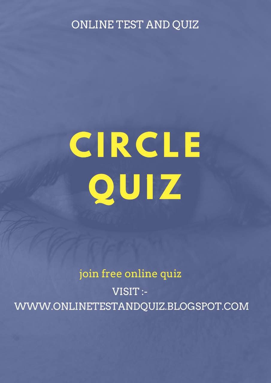 Class 10 : math lesson 10 circle free online test and quiz : online mcq ...