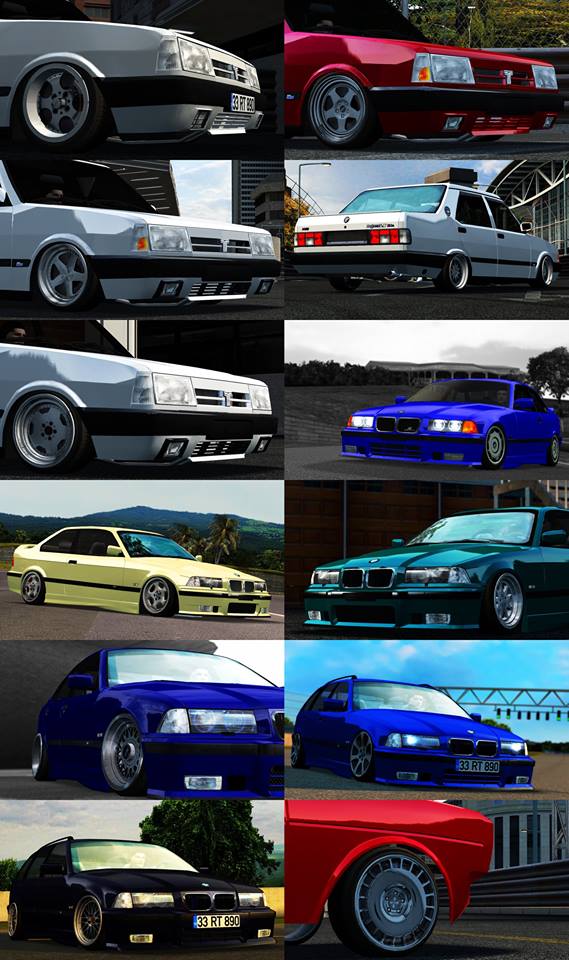 LFS YAMA PAYLAŞIM MERKEZİ: LFS 12 ADET SERTAÇ GİZDAŞ YAPIMI JANT YAMASI