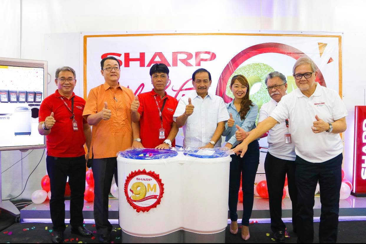 SHARP PH CELEBRATES MARKING ITS 9 MILLIONTH WASHING MACHINE PRODUCTION ...
