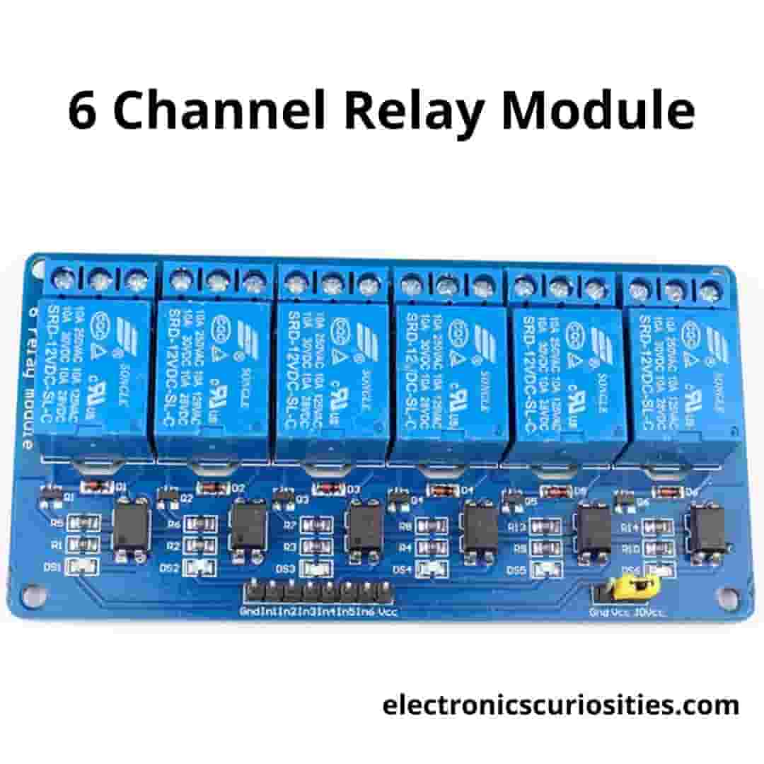 Different Relay Modules Available For Arduino Microcontroller And