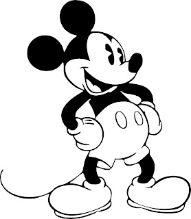 Mickey Mouse em pé