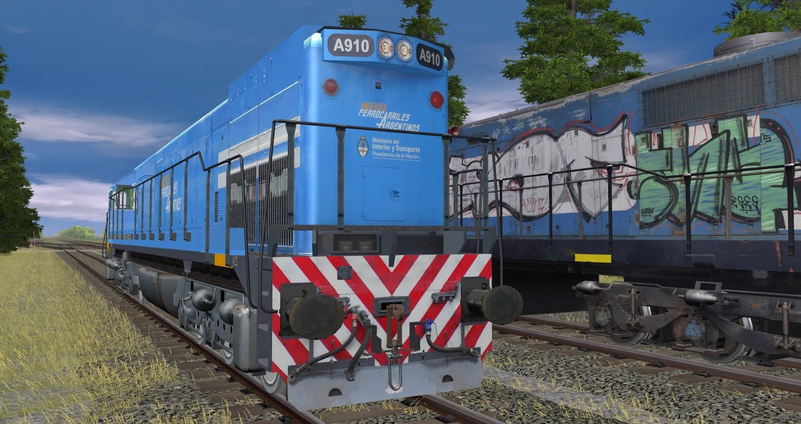 EMD GT22 A910 Nuevos Ferrocarriles Argentinos